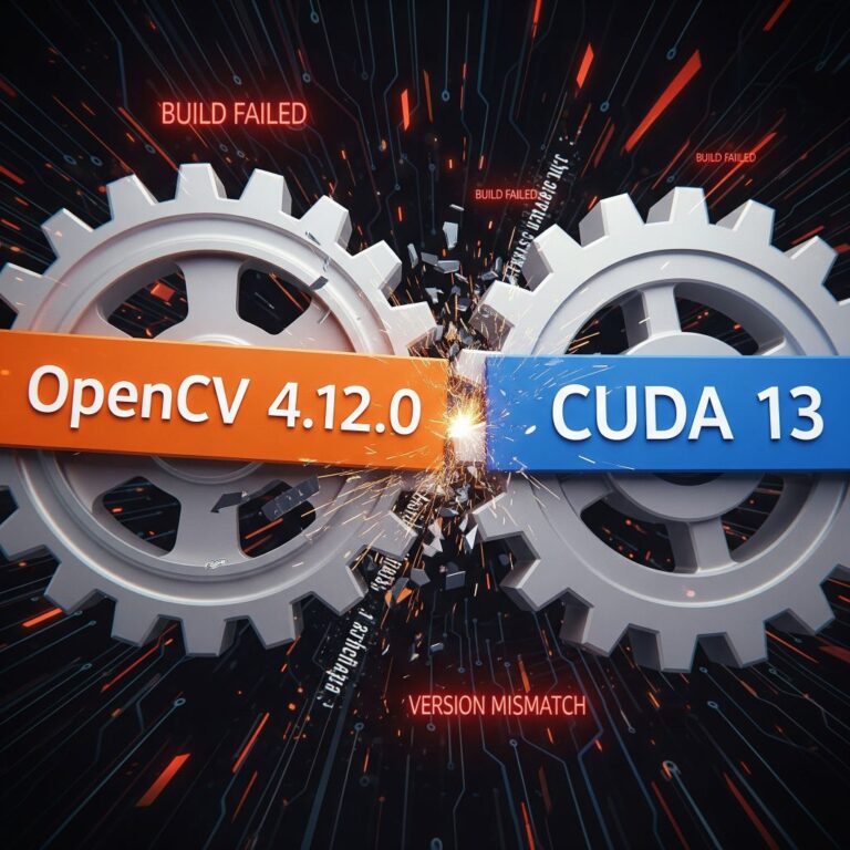 OpenCV4.12.0がCUDA13でビルドできないを解決したい。 | 知とデジタルの融合を目指して
